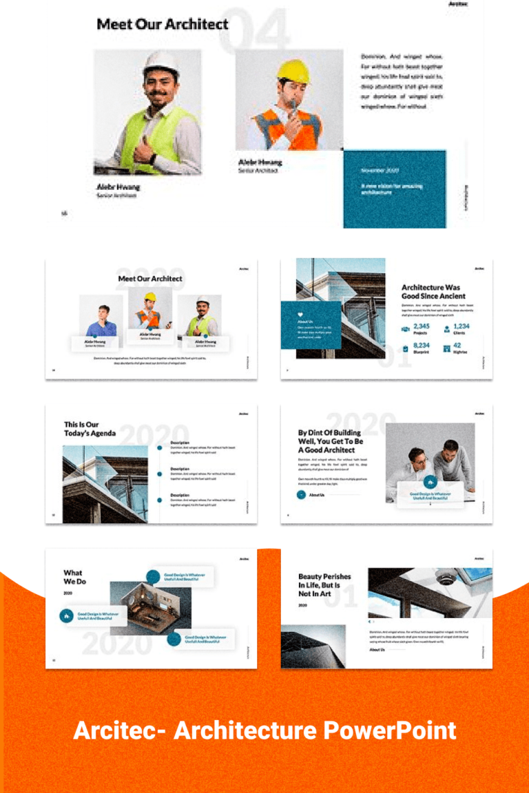 Arcitec - Simple Architecture PowerPoint – MasterBundles