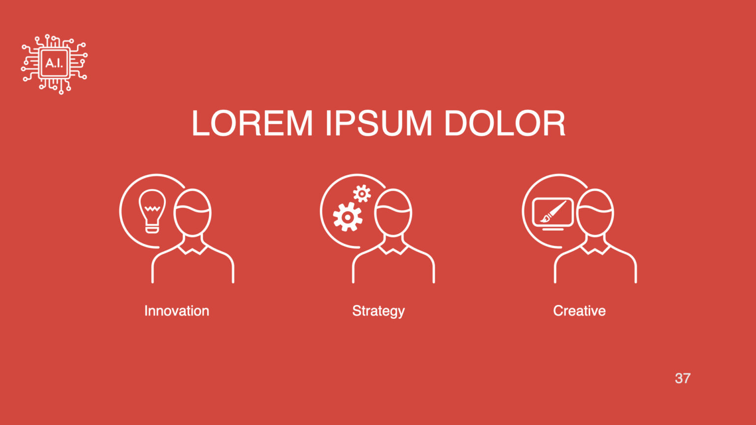 AI Learning Presentation Template | Master Bundles