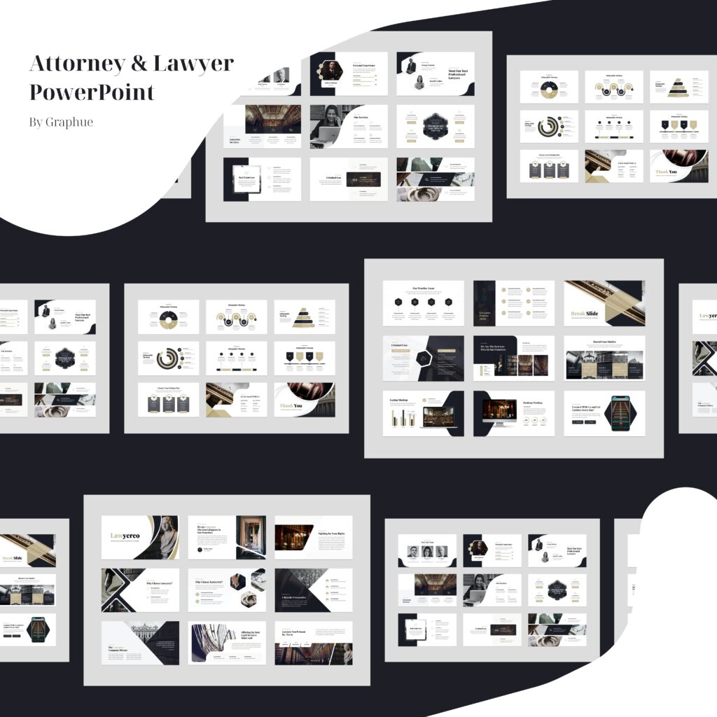 Attorney & Lawyer PowerPoint – MasterBundles