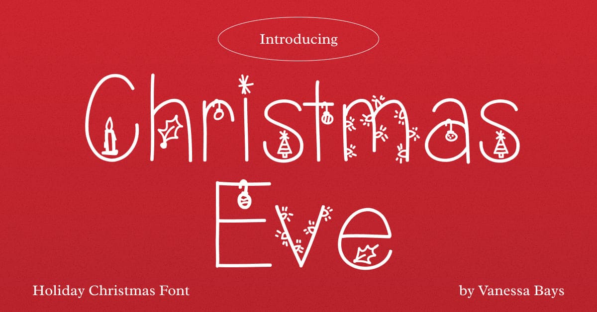 Christmas Eve Font – MasterBundles