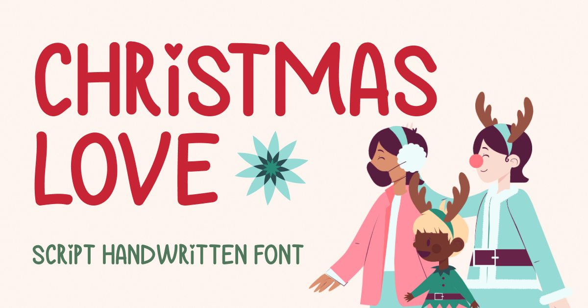 Christmas Love Free Font – MasterBundles
