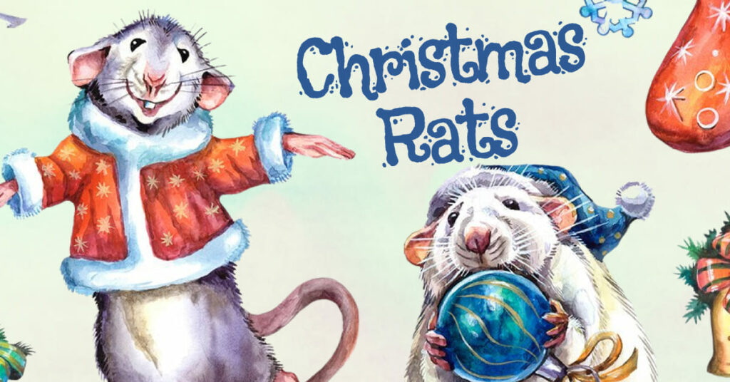Christmas Rats Watercolor Set – MasterBundles