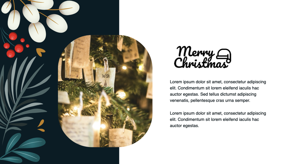 Christmas Presentation Template: 50 Slides | Master Bundles