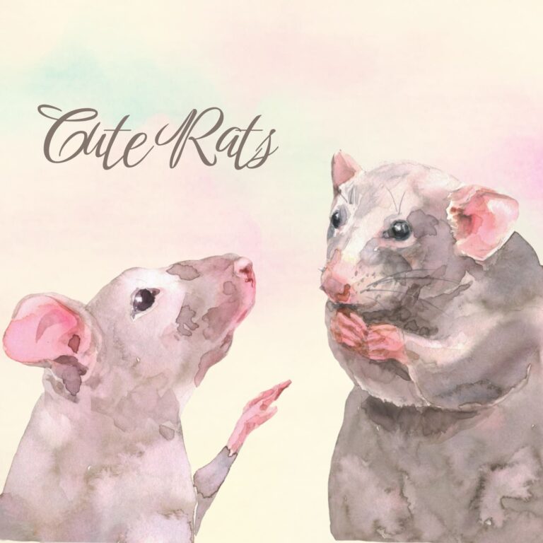 -40% Mini Rats Watercolor Collection | Master Bundles