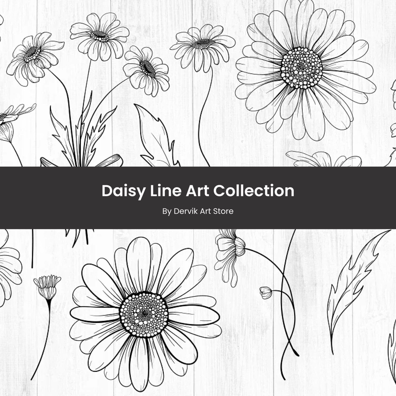 Roses Line Art Vector Flowesr - MasterBundles