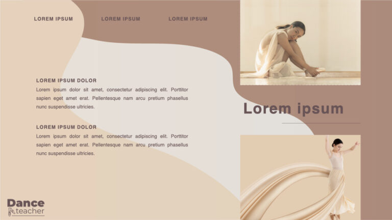 Dance Teacher Presentation: 50 Slides PPTX, KEY, Google Slides ...