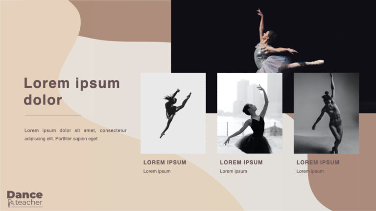 Dance Teacher Presentation: 50 Slides PPTX, KEY, Google Slides ...