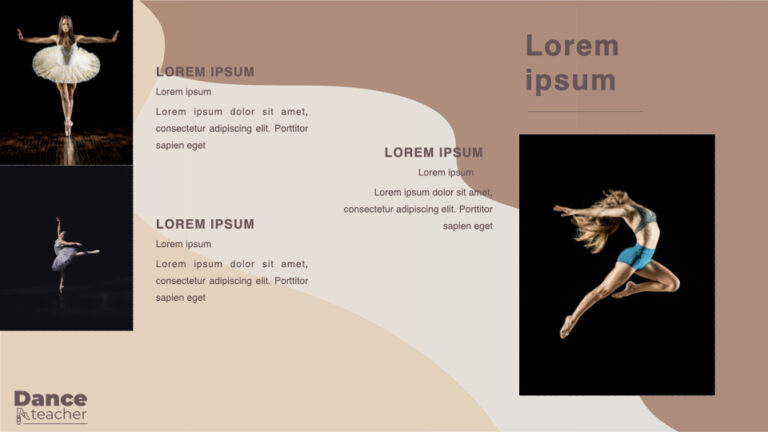 Dance Teacher Presentation: 50 Slides PPTX, KEY, Google Slides ...