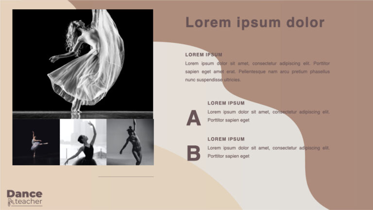 Dance Teacher Presentation: 50 Slides PPTX, KEY, Google Slides ...