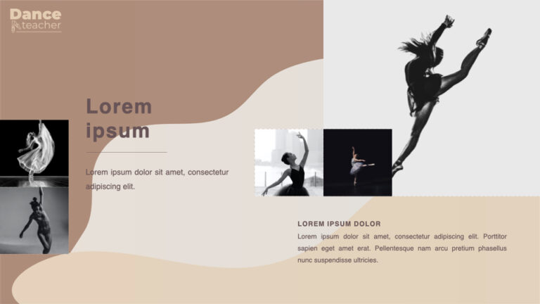 Dance Teacher Presentation: 50 Slides PPTX, KEY, Google Slides ...