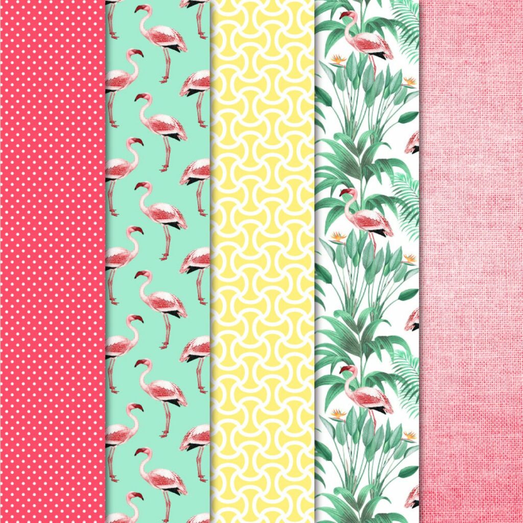 Digital Paper - Pink Flamingo II – MasterBundles