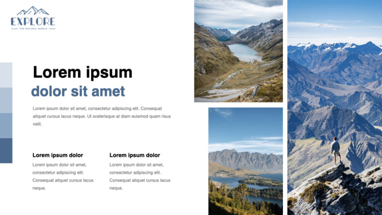 Explore Travel Presentation: 50 Slides PPTX, KEY, Google Slides ...