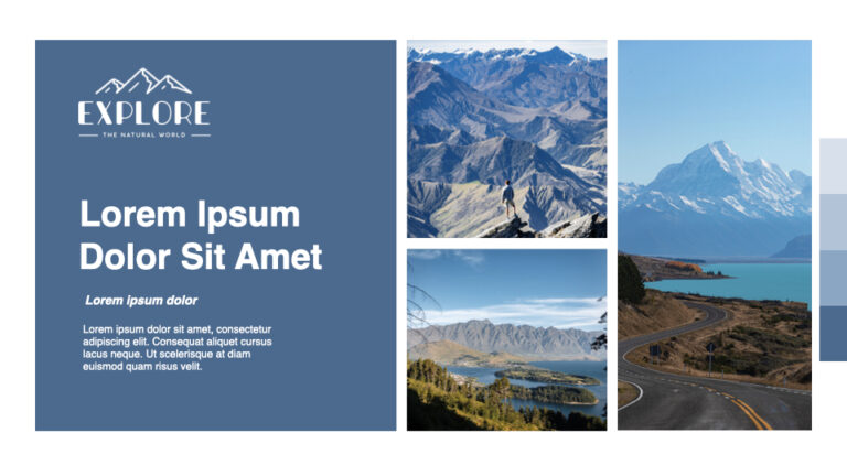 Explore Travel Presentation: 50 Slides PPTX, KEY, Google Slides ...