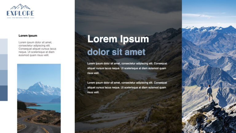 Explore Travel Presentation: 50 Slides PPTX, KEY, Google Slides ...