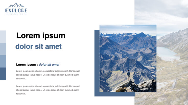 Explore Travel Presentation: 50 Slides PPTX, KEY, Google Slides ...