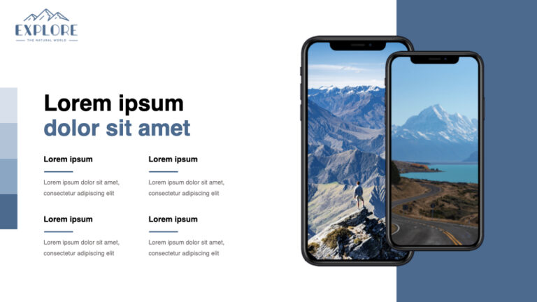 Explore Travel Presentation: 50 Slides PPTX, KEY, Google Slides ...