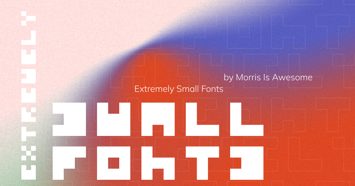 Extremely Small Fonts – MasterBundles