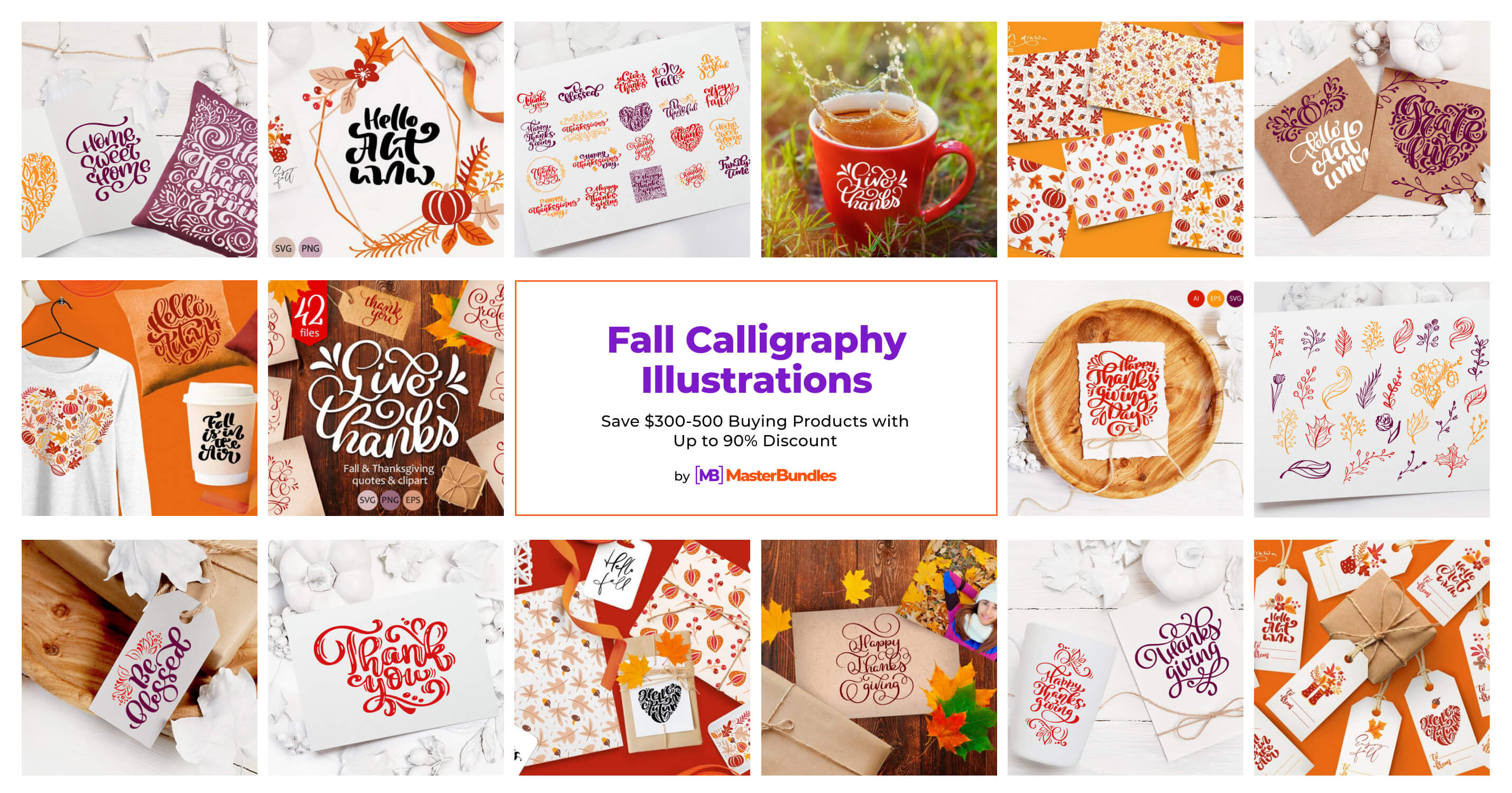 1+ Fall Calligraphy Illustrations for 2025 - MasterBundles