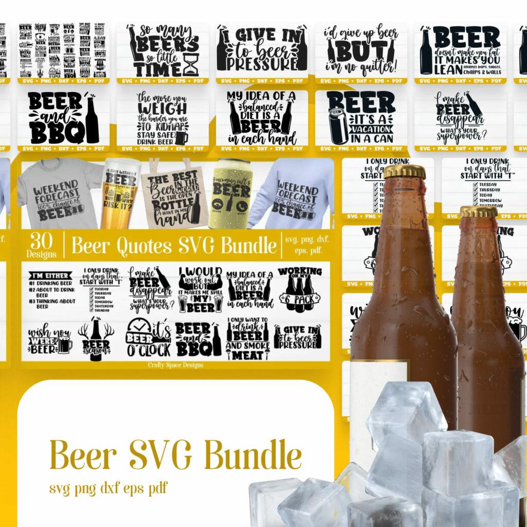 Beer SVG Bundle - 30 Designs - Beer Quotes SVG Bundle – MasterBundles