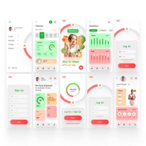 Nutrition App UI Kit | Master Bundles