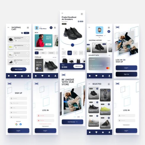 eCommerce App Ui Kit – MasterBundles