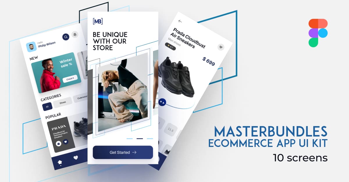 eCommerce App Ui Kit – MasterBundles