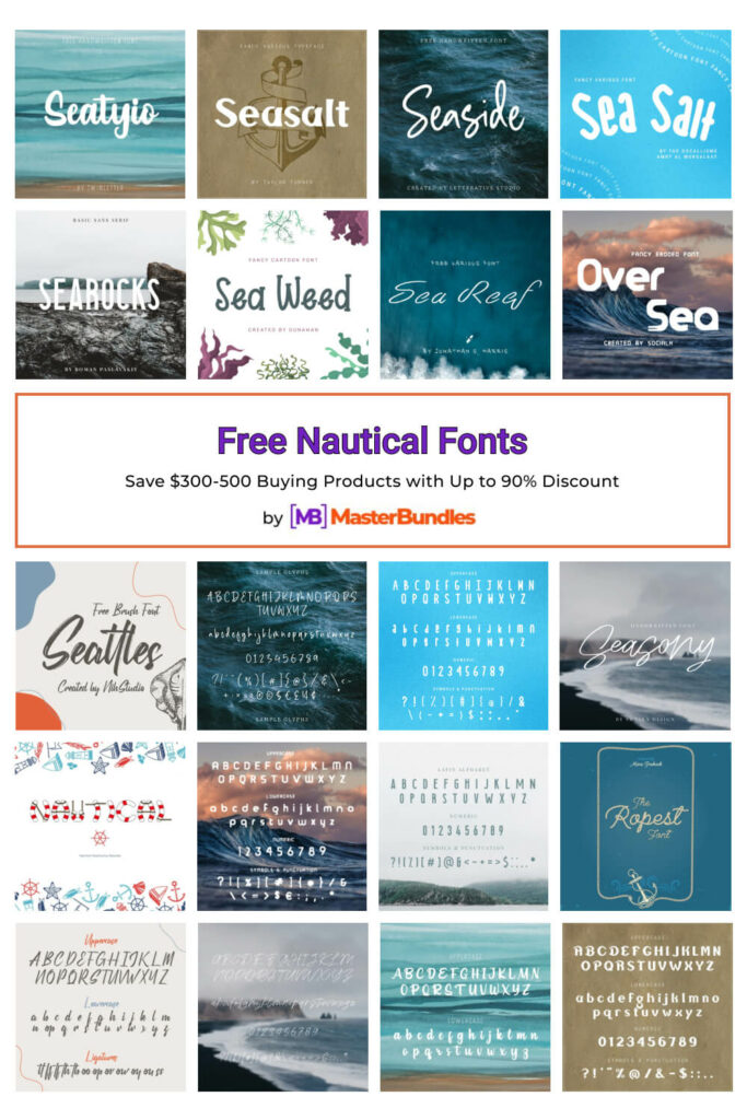 13+ Free Nautical Fonts 2024 - MasterBundles