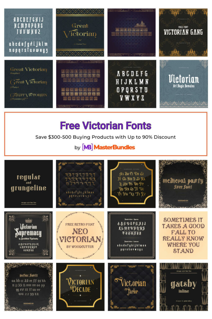 10+ Free Victorian Fonts 2025 - MasterBundles