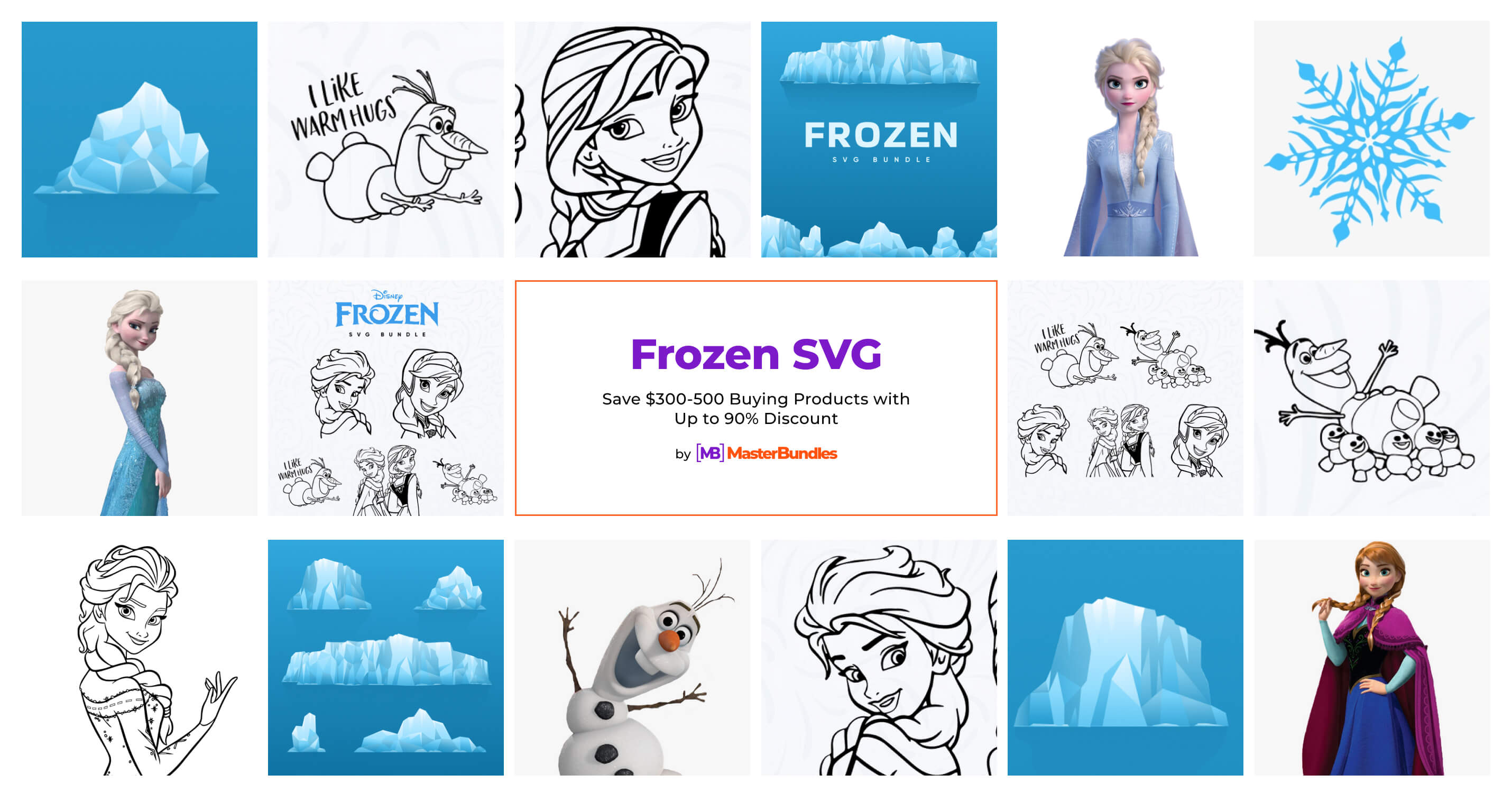 10+ Frozen SVGs for 2025 - MasterBundles