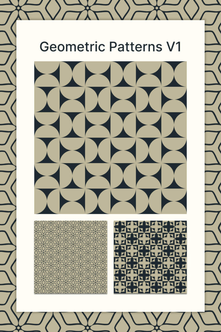 40 Geometrics Patterns Huge Bundle – MasterBundles