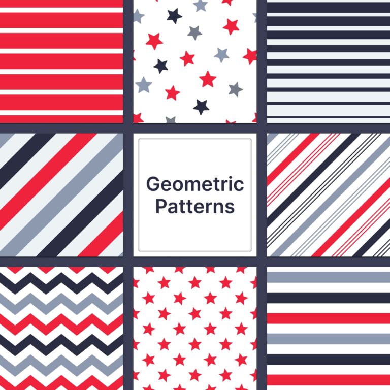 40 Geometrics Patterns Huge Bundle – MasterBundles