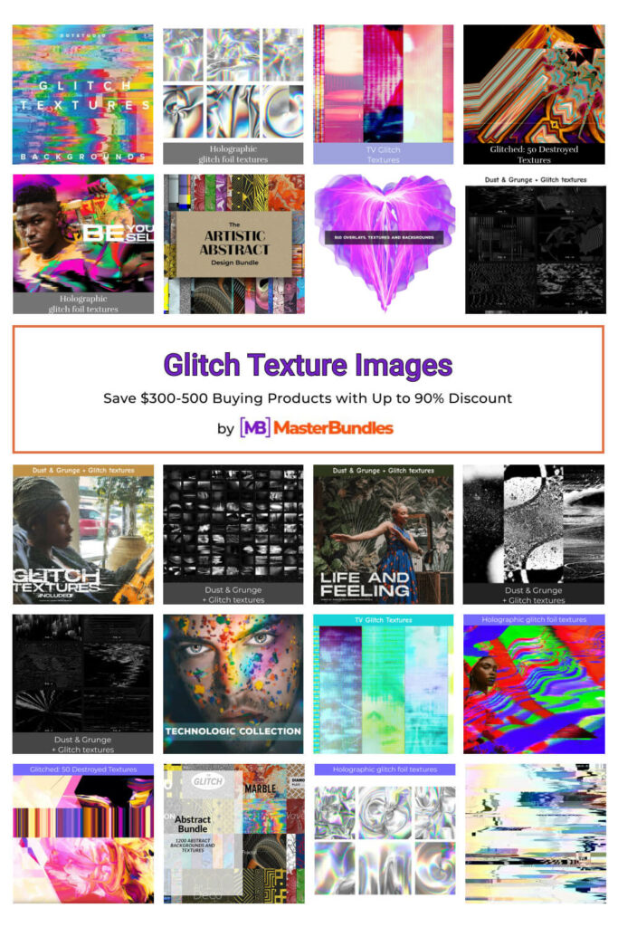 14+ Glitch Texture Images 2024 - MasterBundles