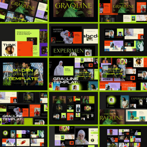 Graqline Colorful Presentation Pack – MasterBundles