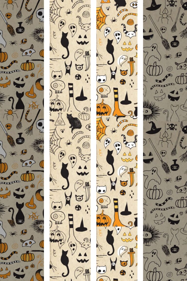 Halloween Doodle Clipart PNG Vector – MasterBundles