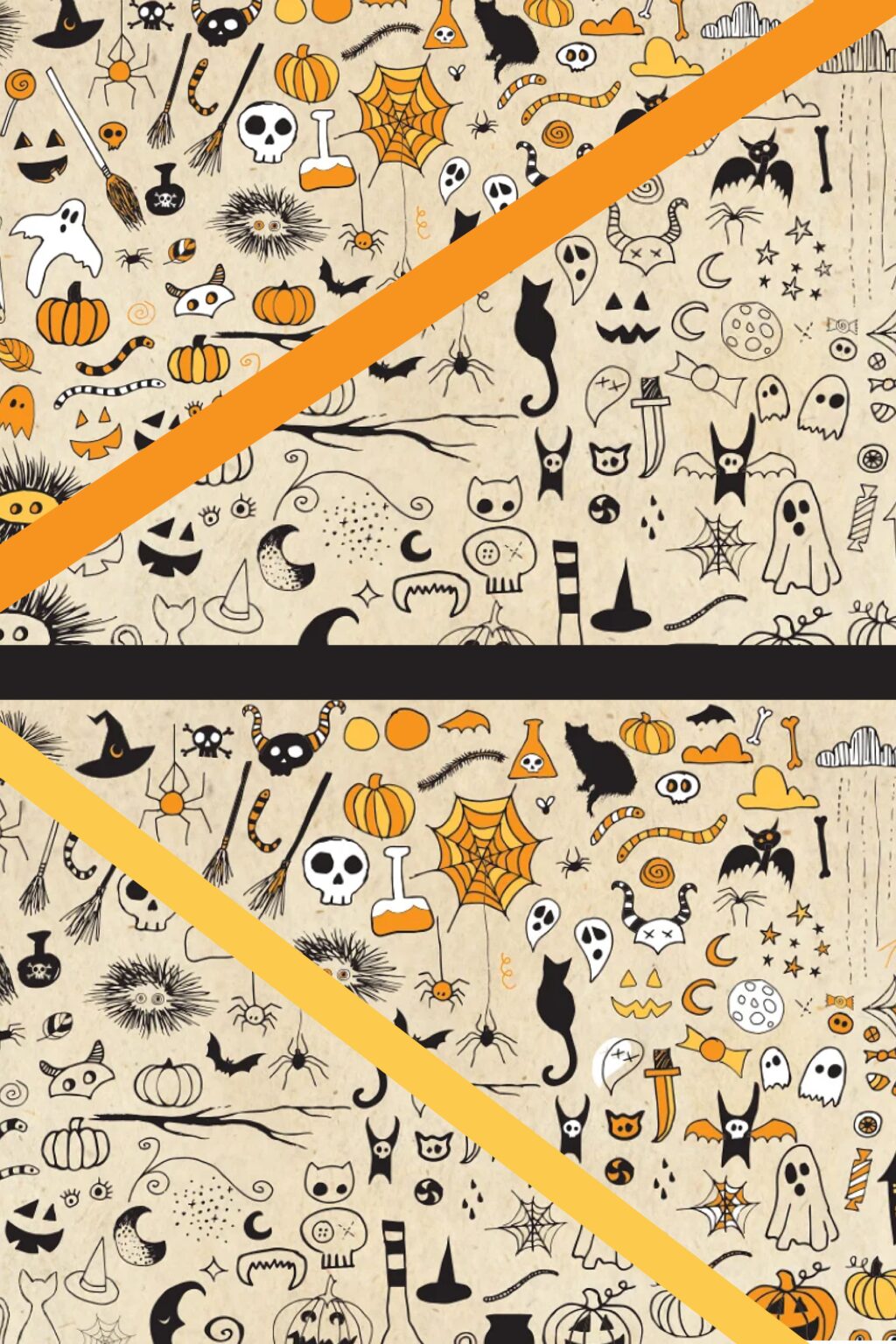 Halloween Doodle Clipart PNG Vector – MasterBundles