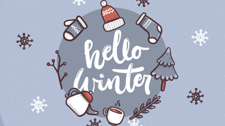 Hello Winter Google Slides Theme: 50 Slides – MasterBundles
