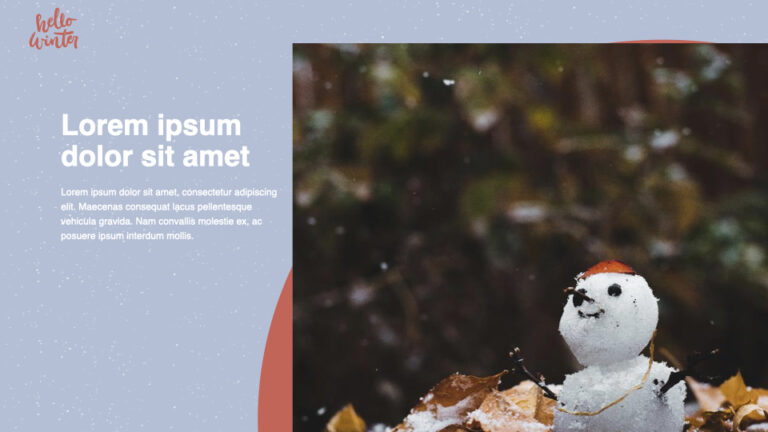 Hello Winter Google Slides Theme: 50 Slides – MasterBundles