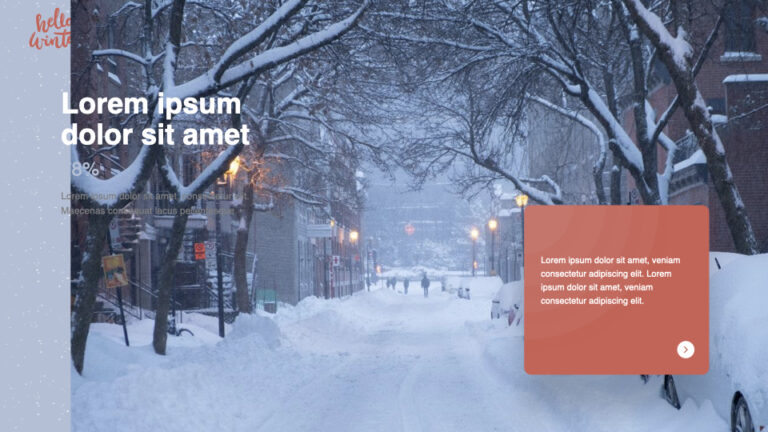 Hello Winter Google Slides Theme: 50 Slides – MasterBundles
