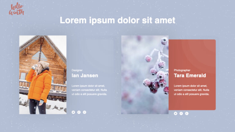 Hello Winter Google Slides Theme: 50 Slides – MasterBundles