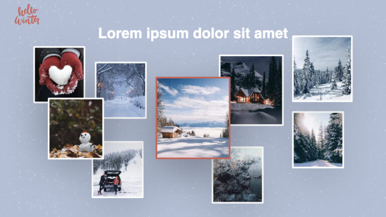 Hello Winter Google Slides Theme: 50 Slides – MasterBundles