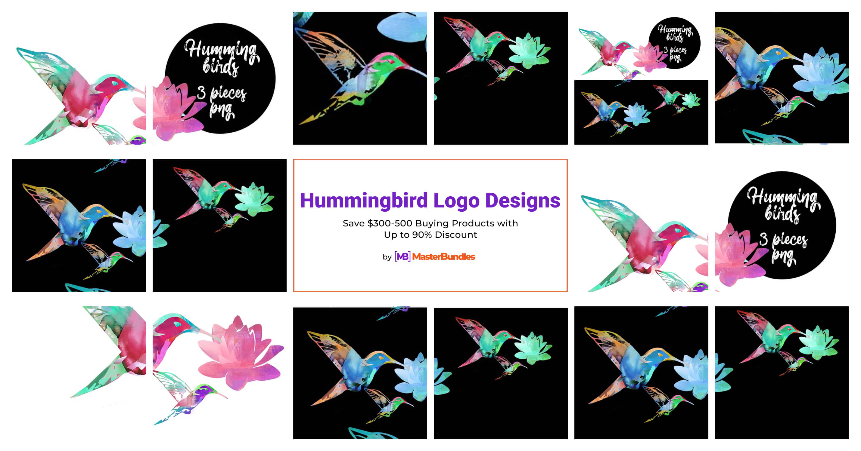 167+ Hummingbird Logo Designs for 2024 - MasterBundles