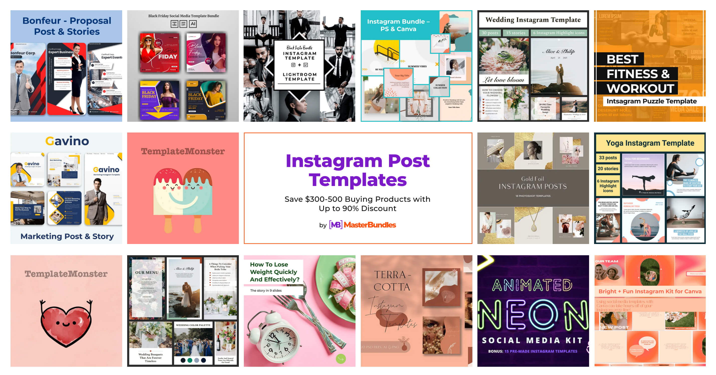 139+ Instagram Post Templates for 2025 - MasterBundles