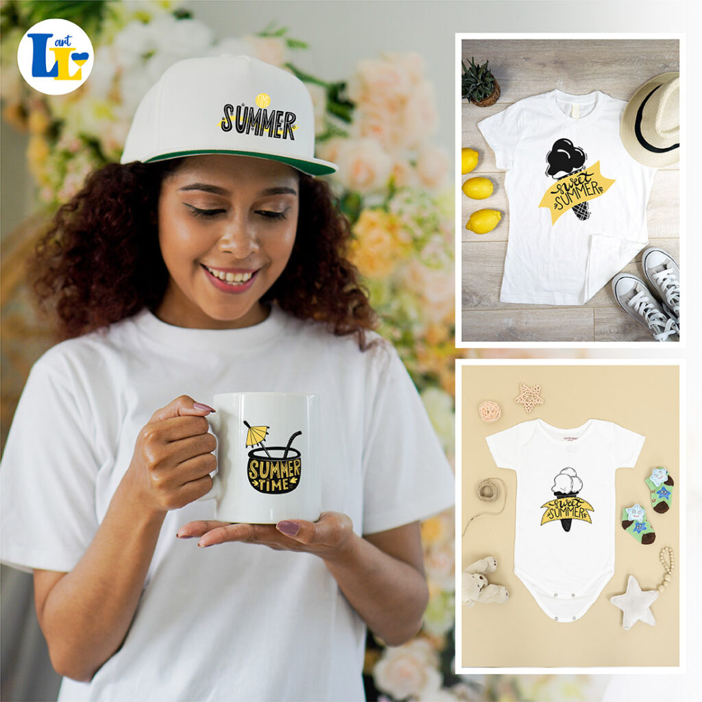 Summer Time Bundle: 12 Vectors and 8 Seamless Pattern - MasterBundles