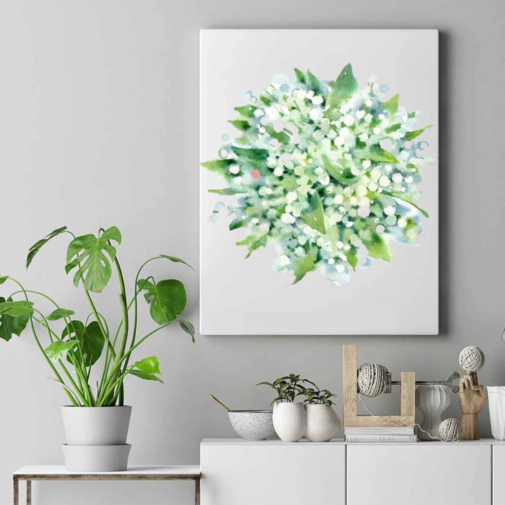 Lily of the Valley Watercolor – MasterBundles