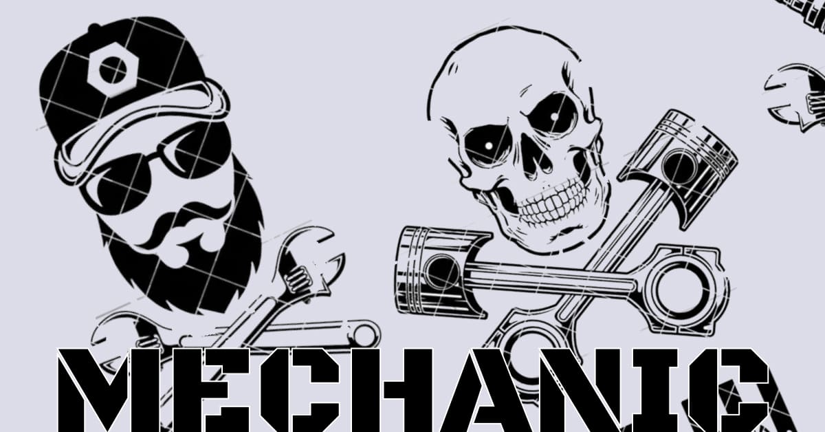 Mechanic Svg Bundle, Mechanic Tools Svg Bundle – MasterBundles