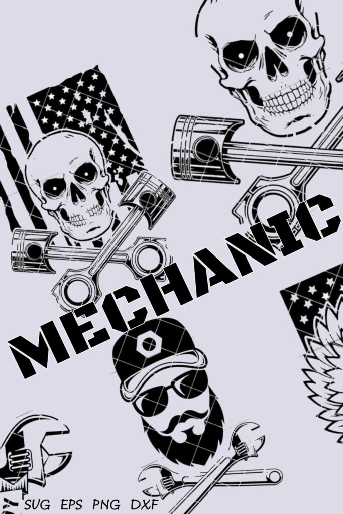 Mechanic Svg Bundle, Mechanic Tools Svg Bundle – MasterBundles