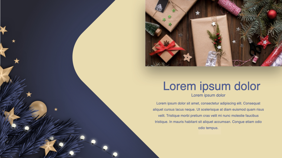 Christmas Day Presentation Template: 50 Slides | Master Bundles