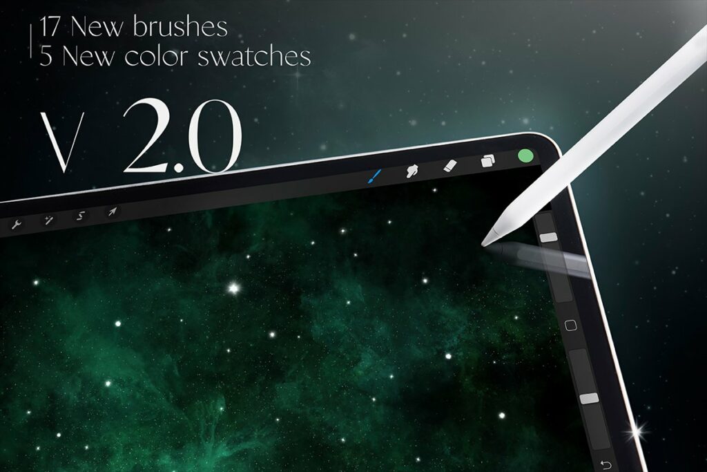 Space Procreate Brushes V 2.0 – MasterBundles