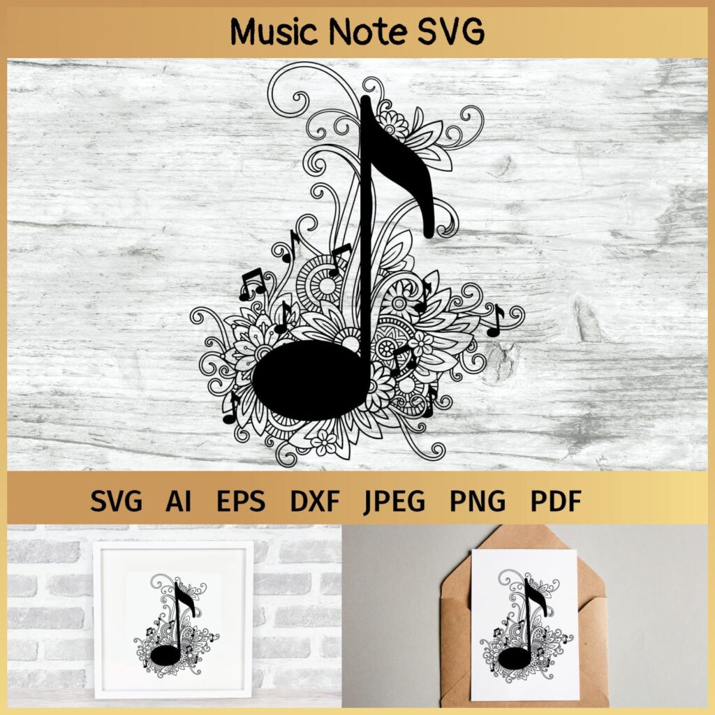 Music Notes SVG | Music SVG – MasterBundles
