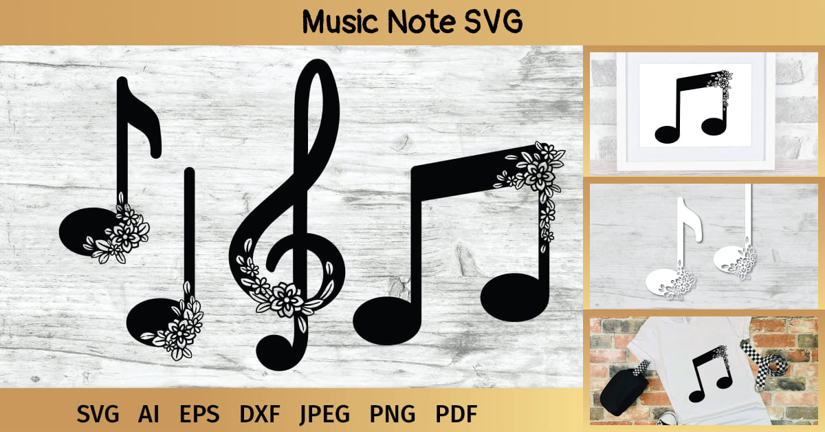 Music Notes SVG | Music SVG – MasterBundles